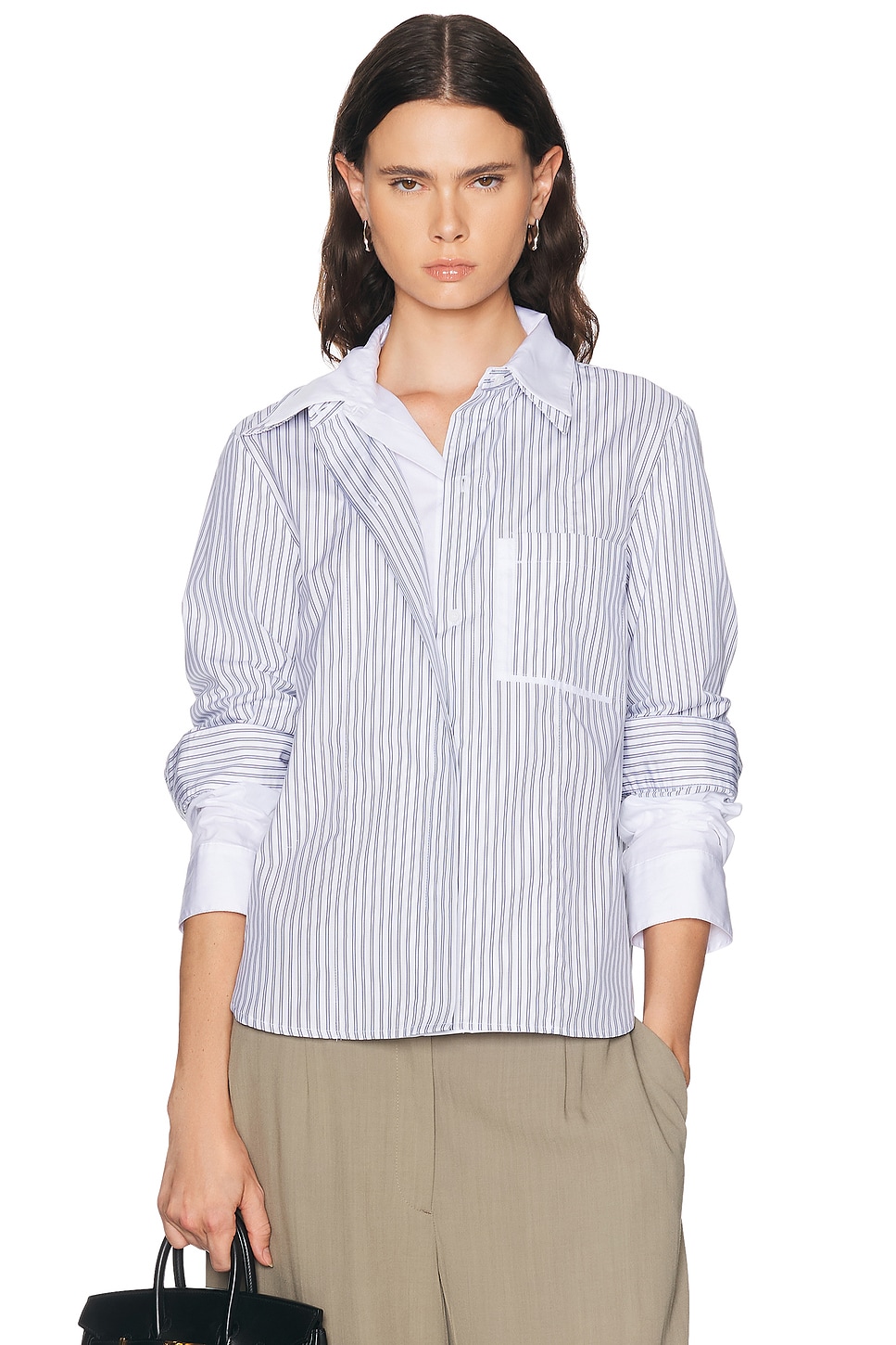TWP TWP Double Layer Boyfriend Top